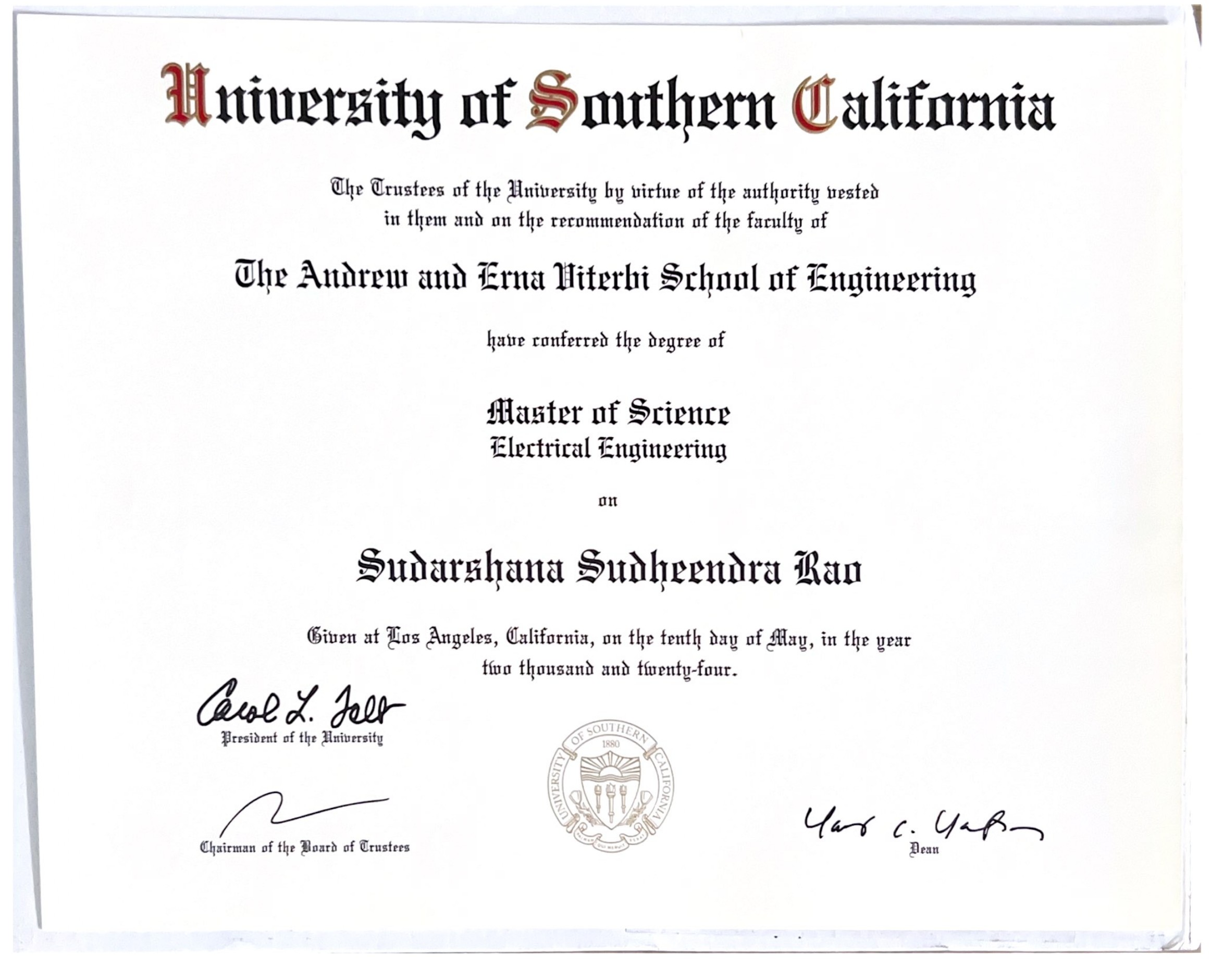 CV📄 ~ Sudarshana S Rao🤵